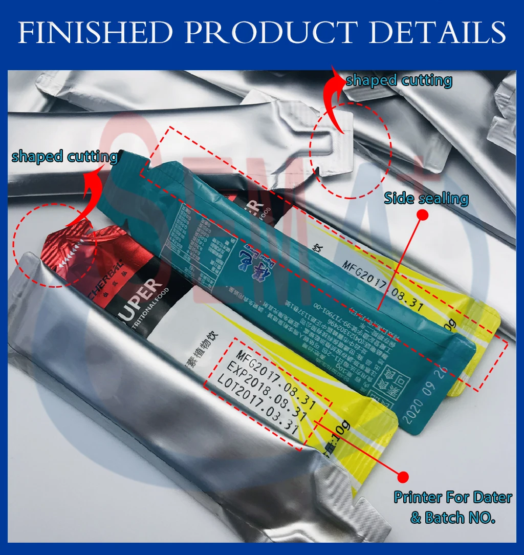 Fully Automatic Vertical Beverage Strip Bag Packaging Electrolyte ...