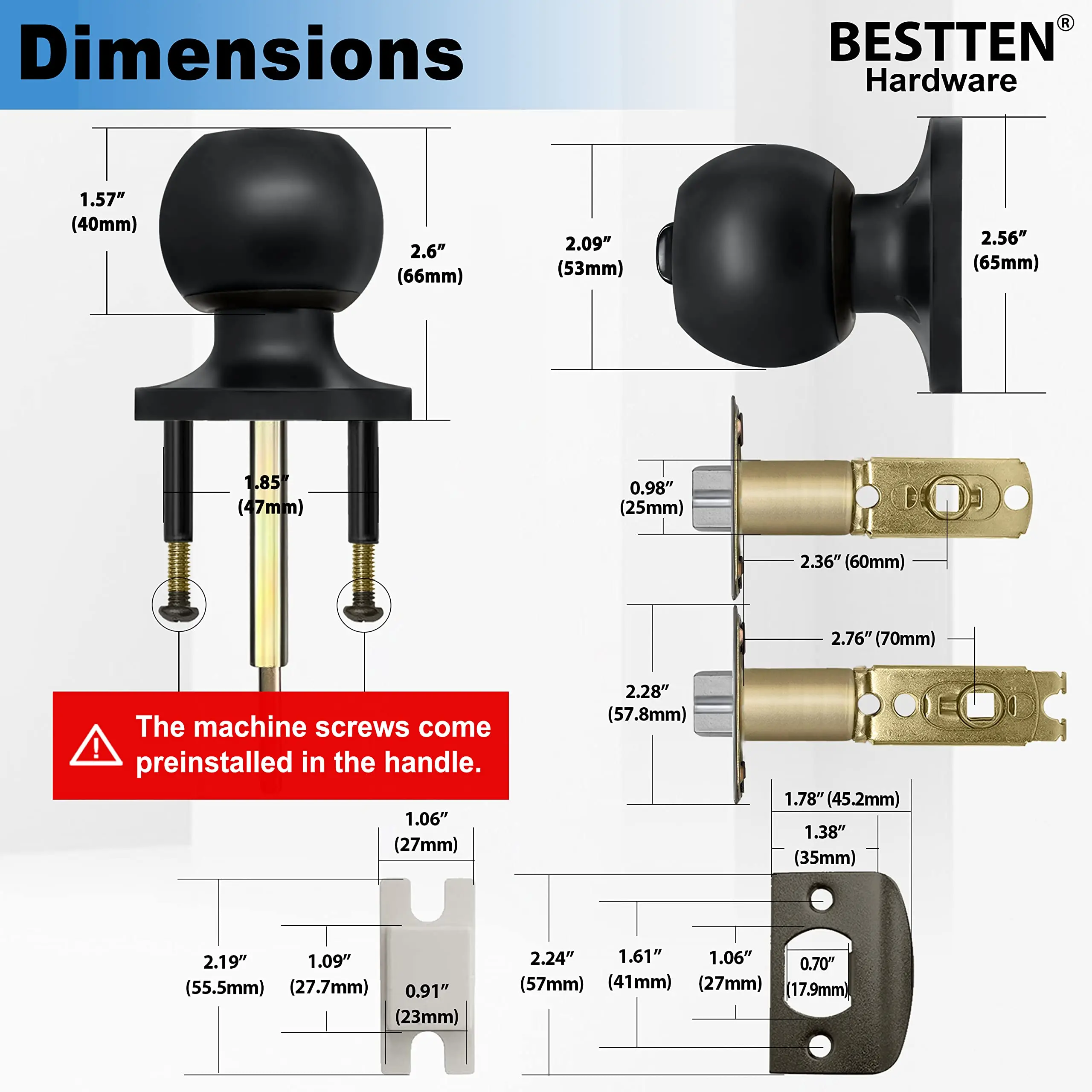 BBDHOME Smart Fingerprint Door Lock - Secure & Convenient