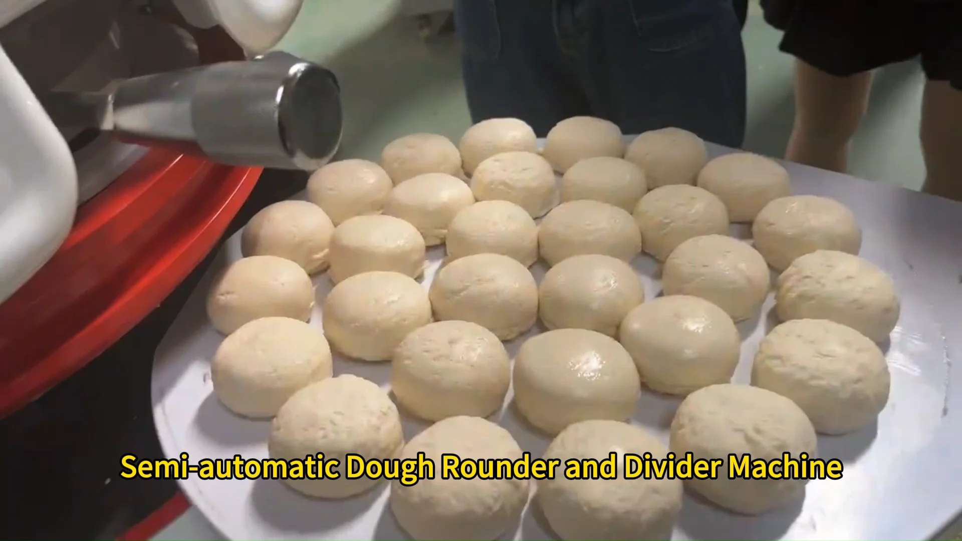 Continuous Dough Rounder And Molder Automatic Pizza Dough Divider ...