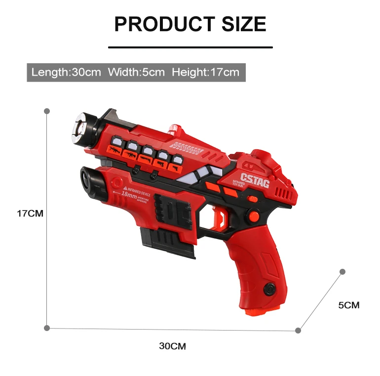 New Electric Bo Shooting Game Space Blaster Battle Ray Infrared Laser ...