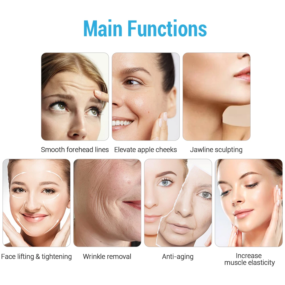 2024 Ems Plates Forehead Cheek Muscle Lifting Emslim Pe Face Machine Pe ...