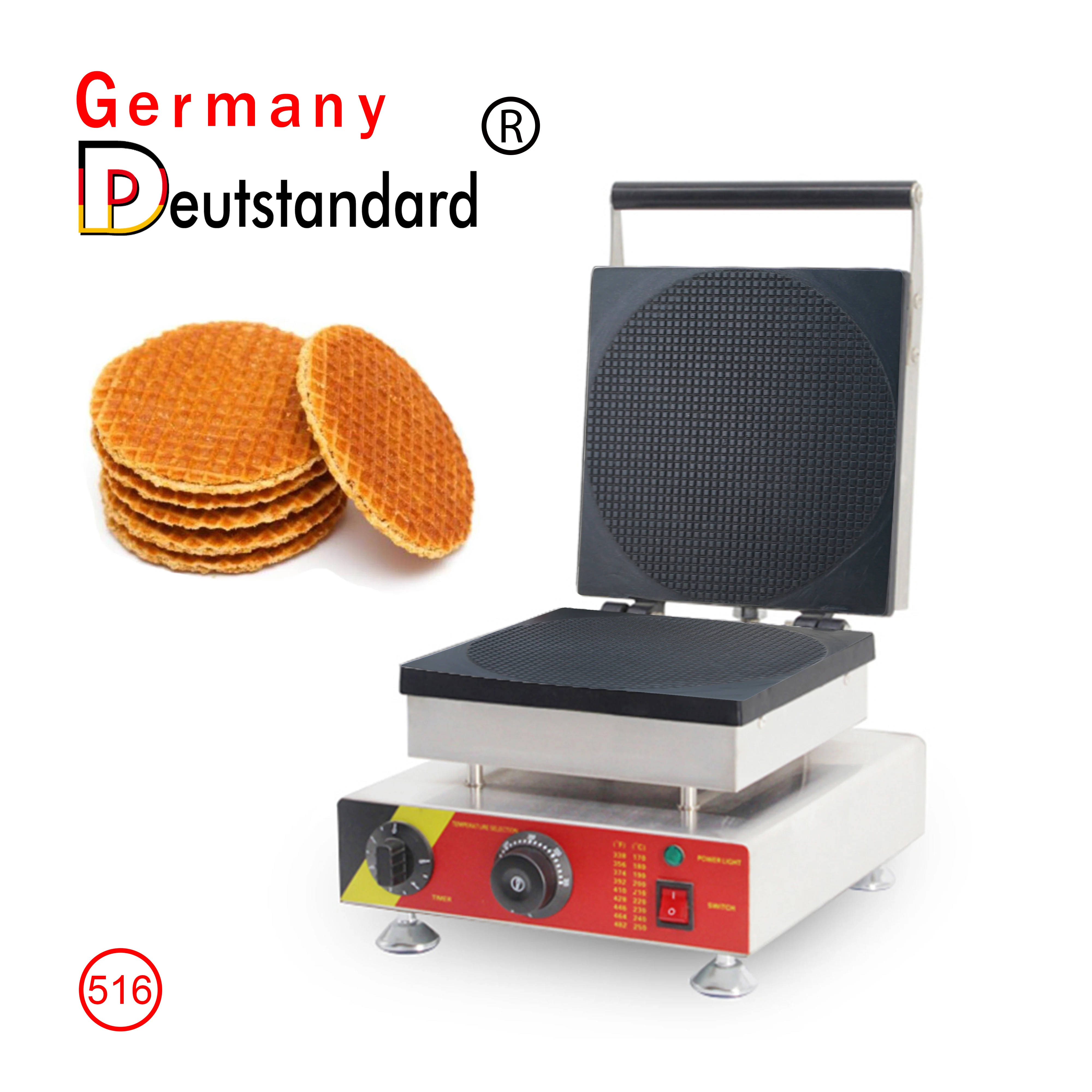 Commercial Dutch Bakery Equipment Dutch Stroopwafel Maker Waffle ...