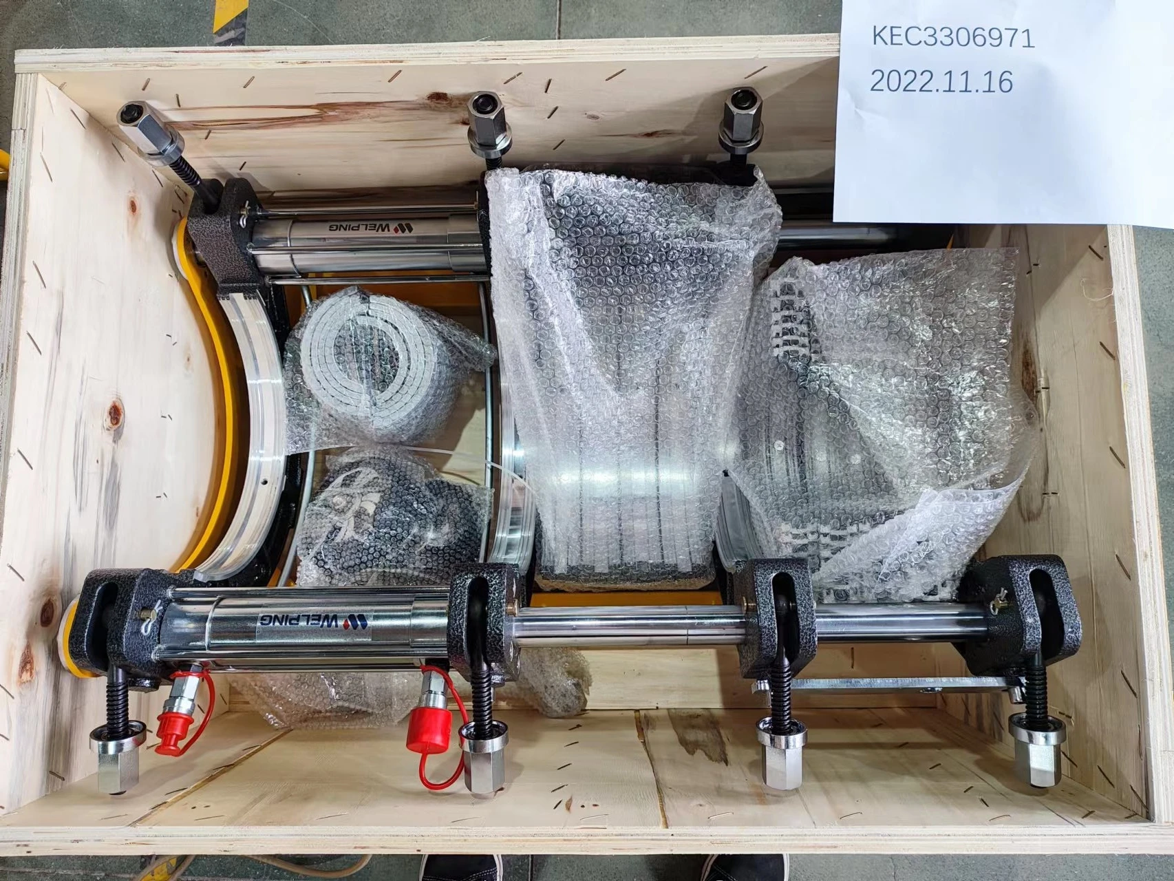 Hydraulic Hdpe Pipe Butt Fusion Welding Machine For Plastic Pipe From ...