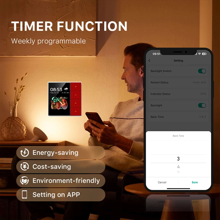 Zigbee Scene Switch 4 Gang - Smart Home Control Made Easy