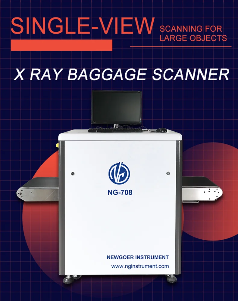 X-ray Luggage Inspection Scanner Baggage X-ray Baggage Scanner Parts X ...