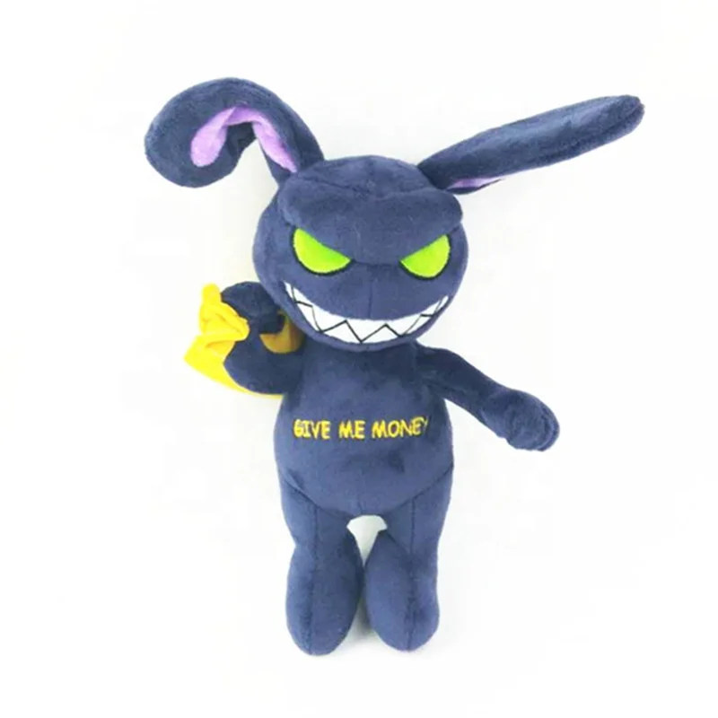 Custom Halloween Plush Toy - Evil Bunny Bad Robbed Rabbit