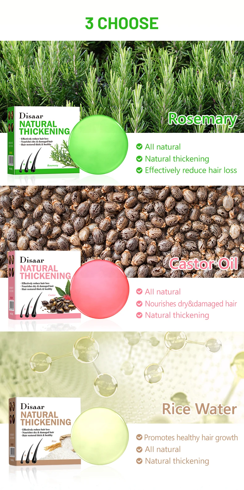 Disaar Anti Hair Loss Rice Water Hair Growth Soap With Coconut Oil ...