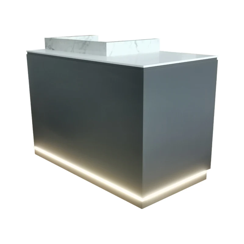 Luxury Store Fixture Custom Store Counter Service Counter Stone Top for ...