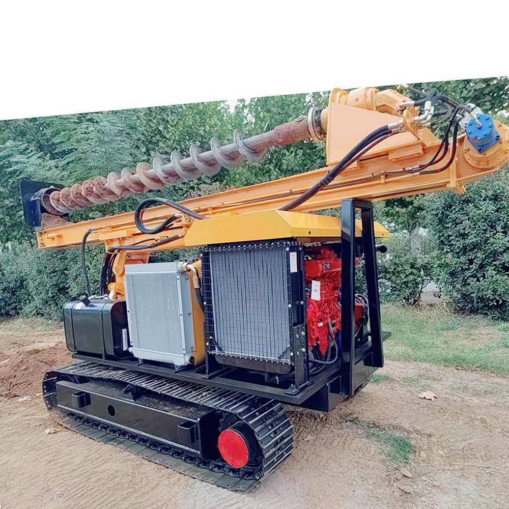 Fast Shipping 4 6 Cylinder Diesel Hydraulic Pneumatic Type Fence Pile ...