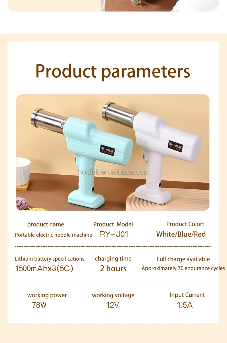Fully Automatic Electric Home Pasta Machine Noodle Pasta Maker Making ...