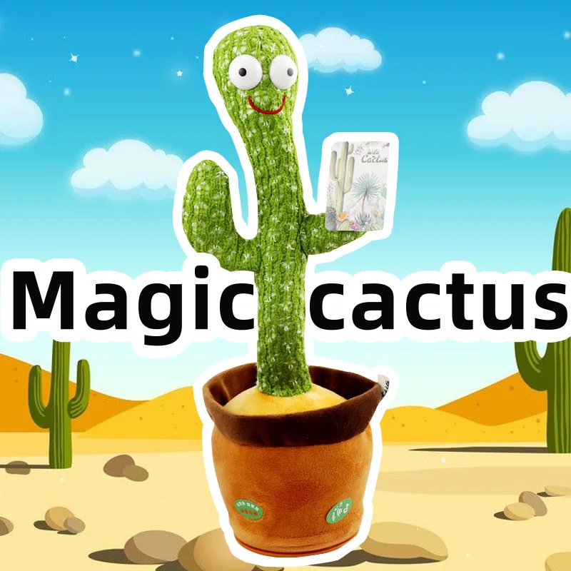 Funny Dancing Cactus Toy With Songs Music Dance For Children Kids Gift ...