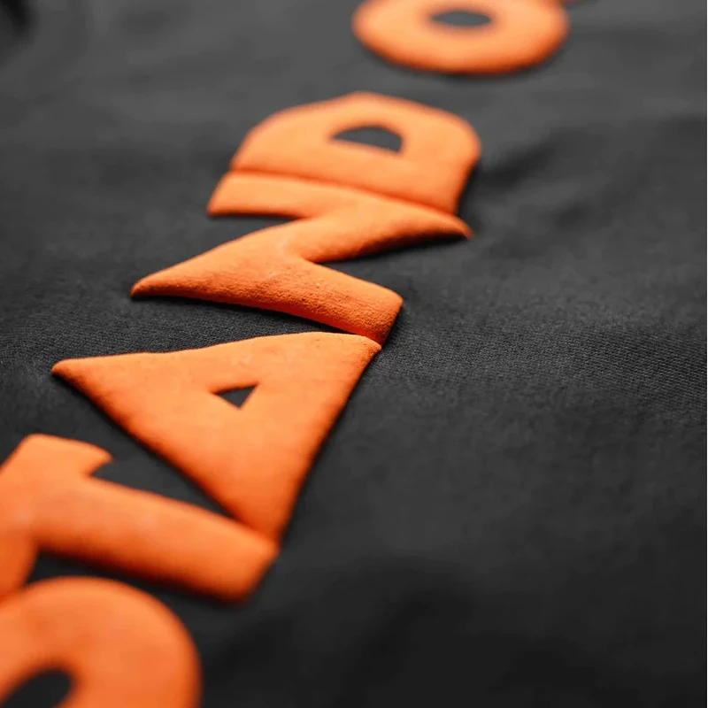 Clothing Manufacturers Custom Puff Printing Logo Hoodie Set 500 Gsm ...