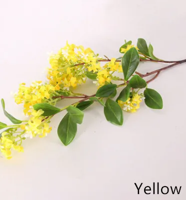Wholesale Artificial Silk Murraya Paniculata Lilac Flower Home Wedding ...