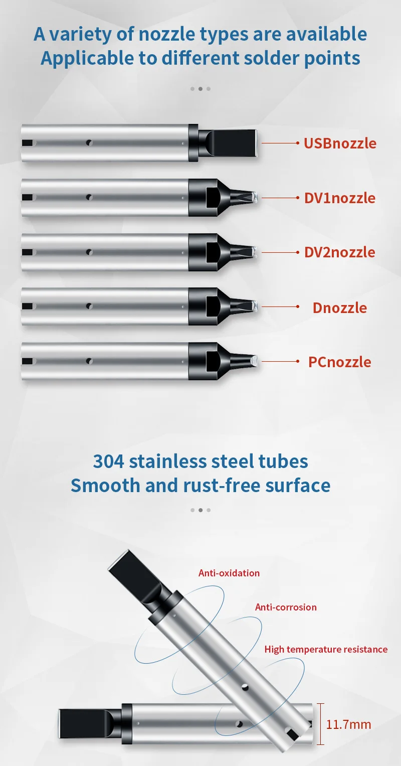 Handif 911G Series Soldering Tips - Custom Copper Solutions