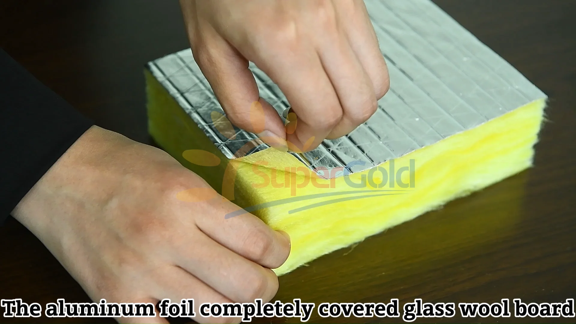 Oem Thermal Insulation Materials 50kg/m3 Density Glass Wool Insulation ...