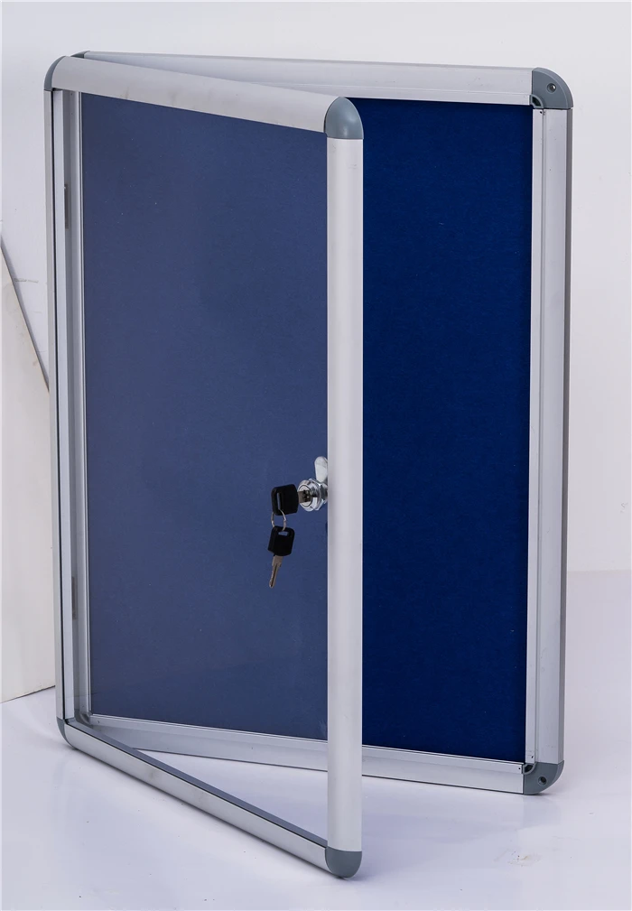 Advertising Notice Board with Aluminum Snap Frame Felt Acryl-Steel Wall ...