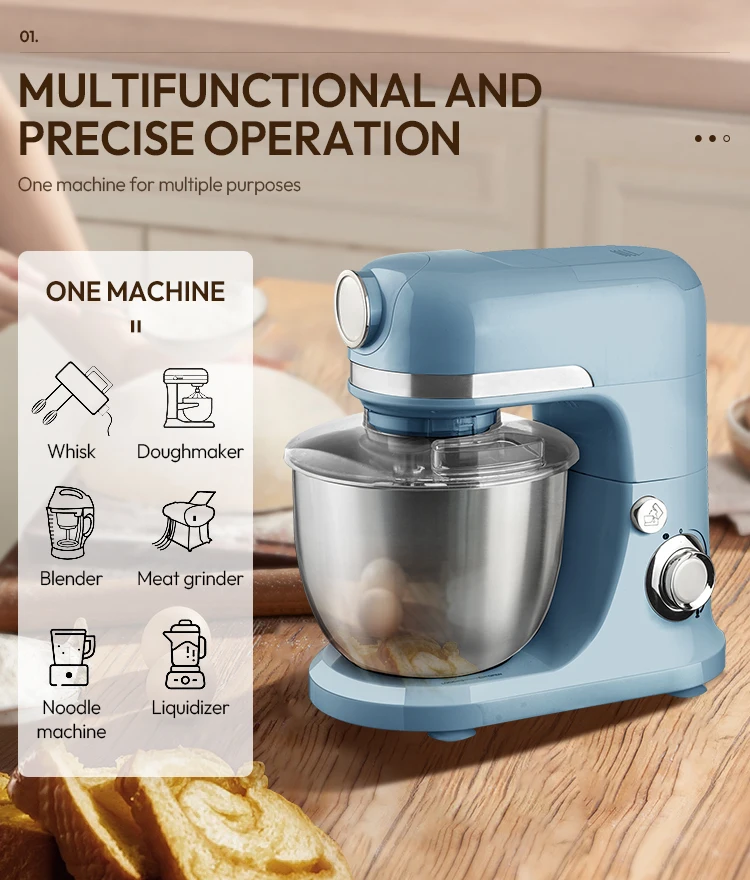 Planetary Stand Food Mixer Kitchen Food Processor Blender Mixer With ...