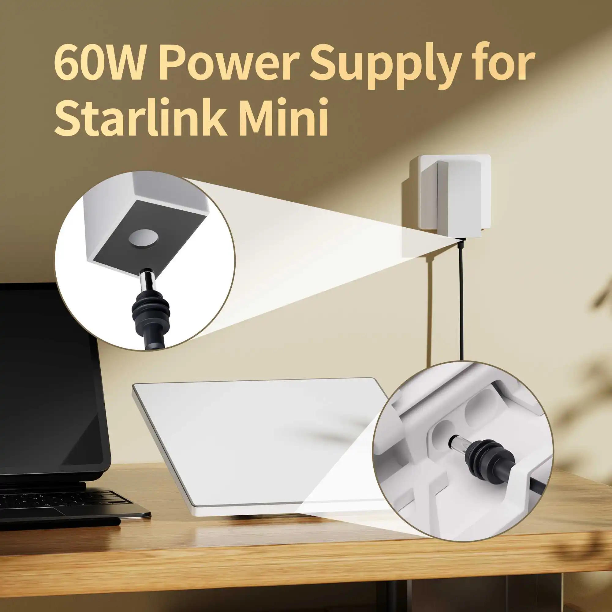 Starlink Mini Accessories - Power Adapter Kit by Daier