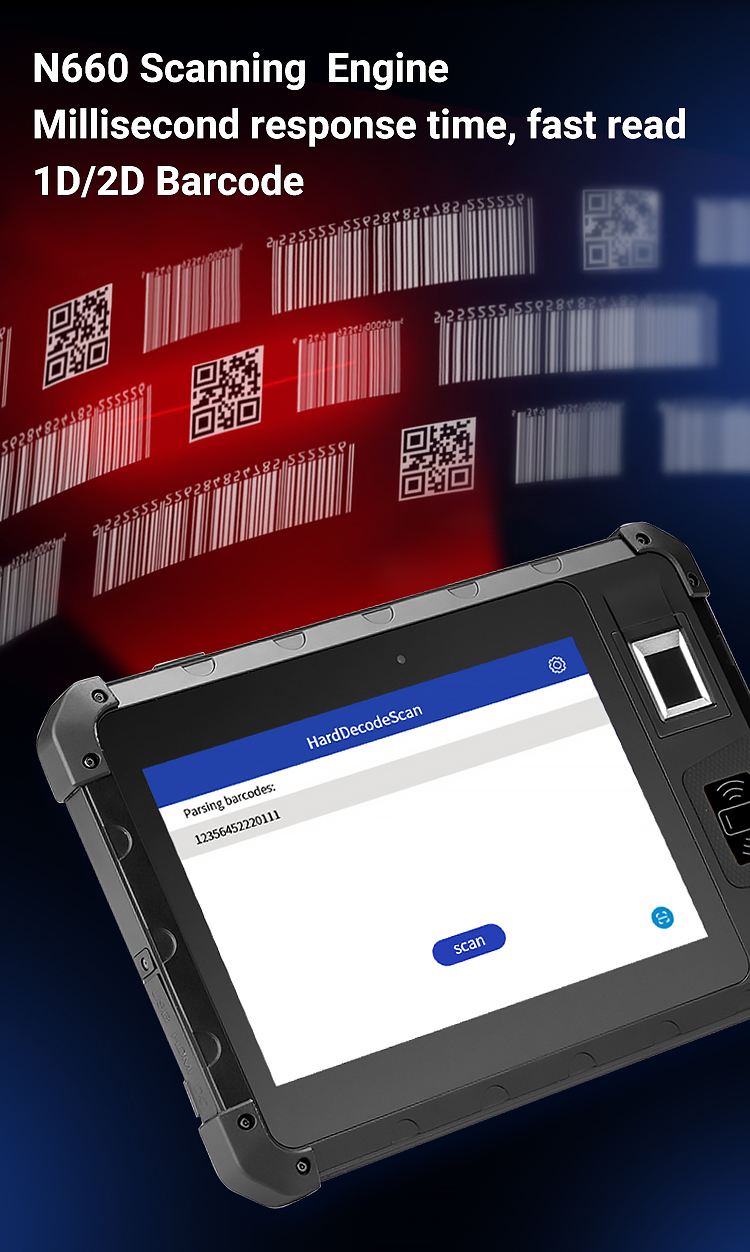 Qs-805p 8 Inch Rugged Android 11.0 Tablet Pc Anti-drop 4g Lte Ip65 ...