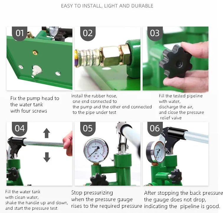 HSY30-5 Hand Pressure Test Pump - Reliable & Durable