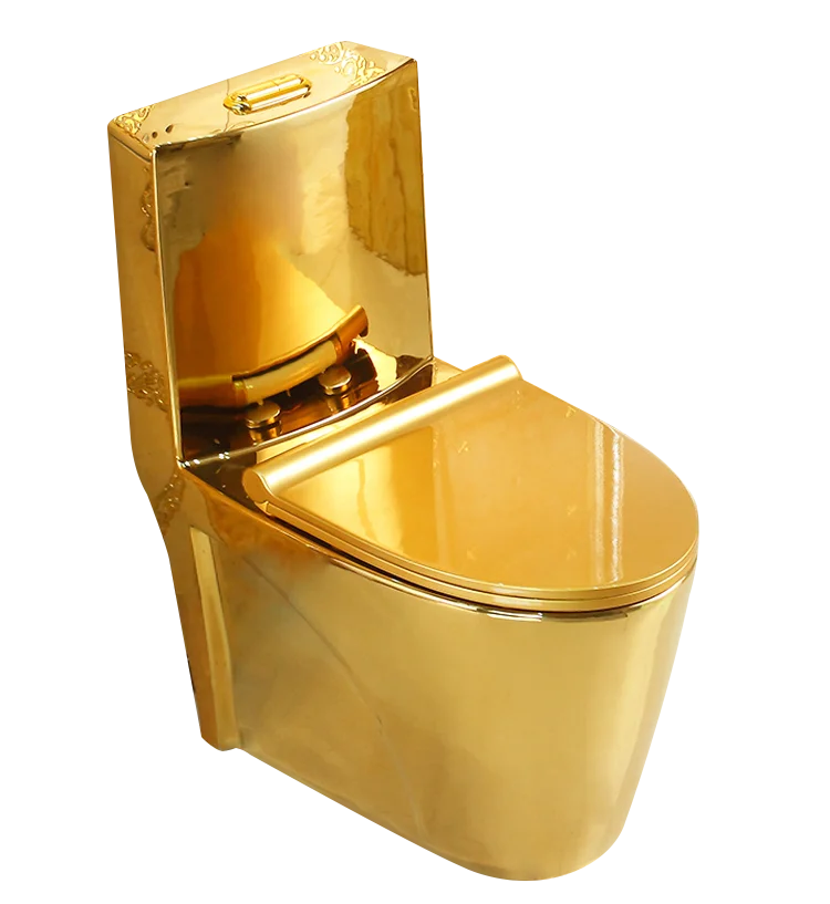 Electroplated Luxury Modern Golden Commode Water Closet Ceramic Wc ...