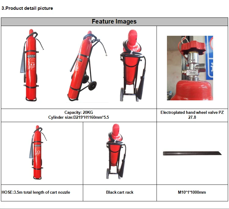 20kg Co2 Carbon Dioxide Carbon Steel Fire Extinguisher Wheeeled Iso Ce Uae Hot Sale - Buy Co2 ...