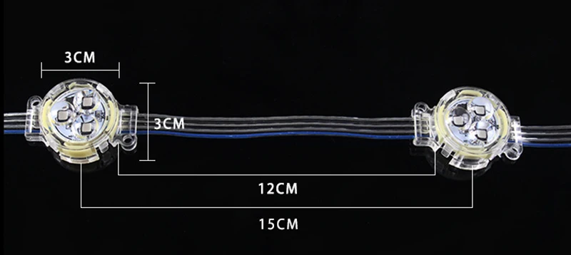 Waterproof Christmas Lights IP67 - Pixel LED Point Source