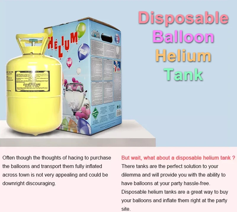 Bình Khí Heli Dùng Một Lần Cho Bóng Bay Xi Lanh Khí Heli Cho Tiệc Cưới ...