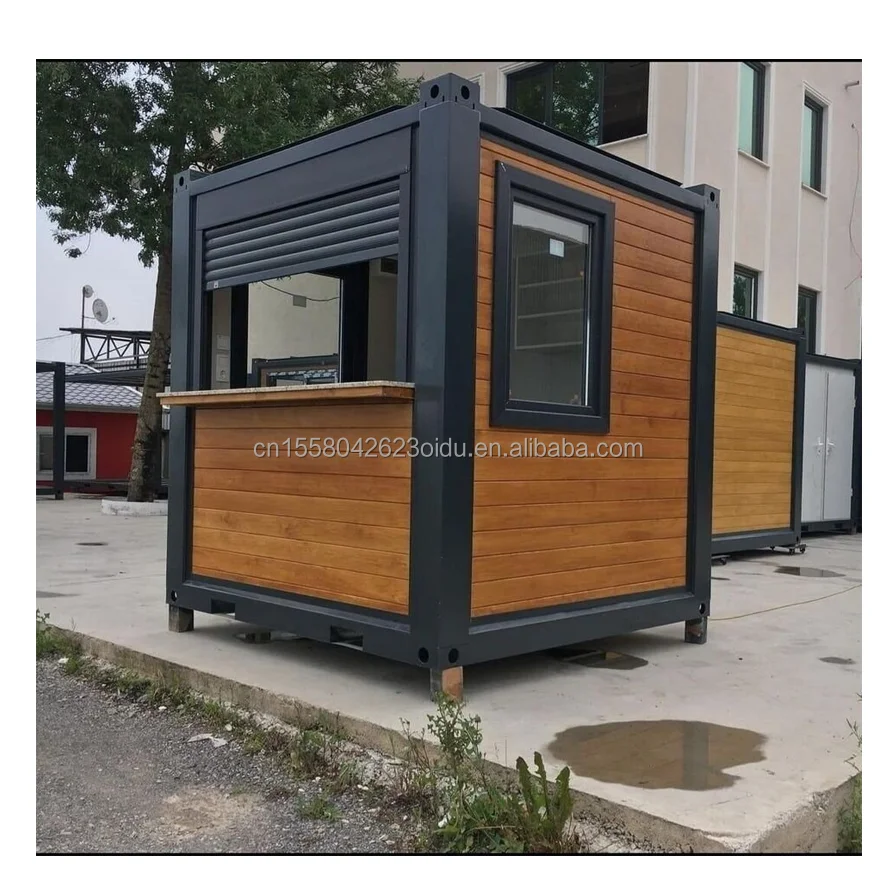 10FT Outdoor Container Food Kiosk - Durable & Versatile
