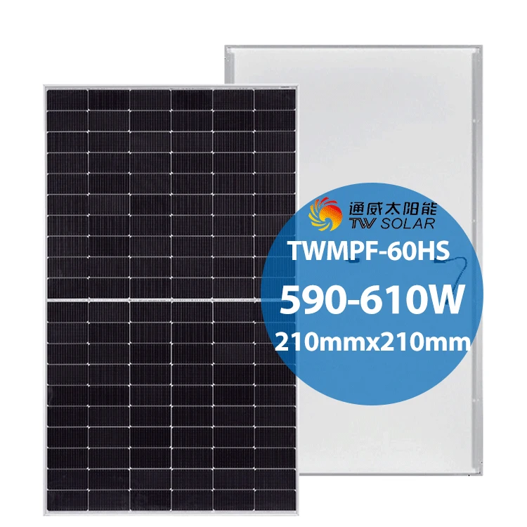 Tongwei Solar Panel 1000 Watt P-type Half-cell Monofacial 120 cells ...