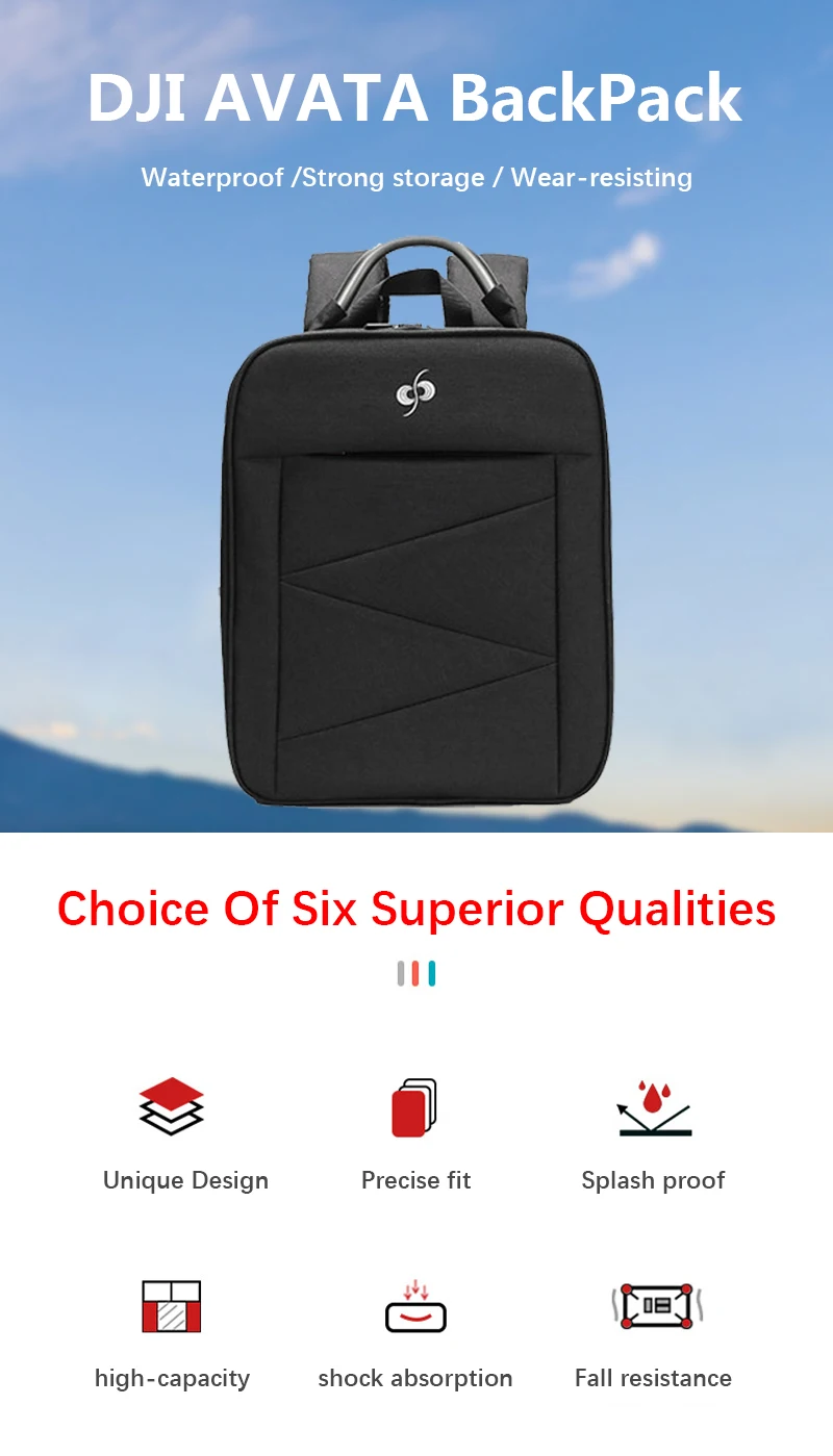 Portable Carrying Backpack For Dji Avata Drone Accessories Waterproof ...