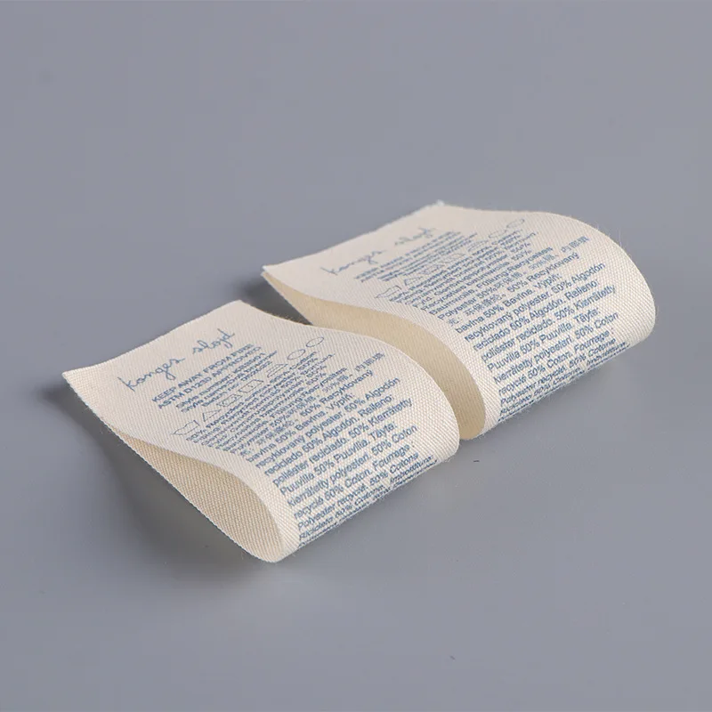 Custom Tearaway Label - Sustainable Garment Care Tags