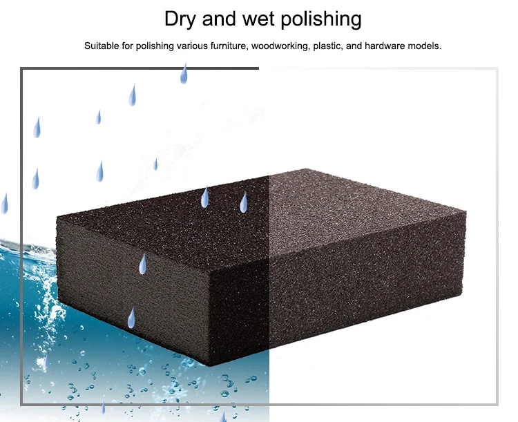Oem Round And Square Diy Hand Sanding Sponge Sand Block Dry And Wet ...