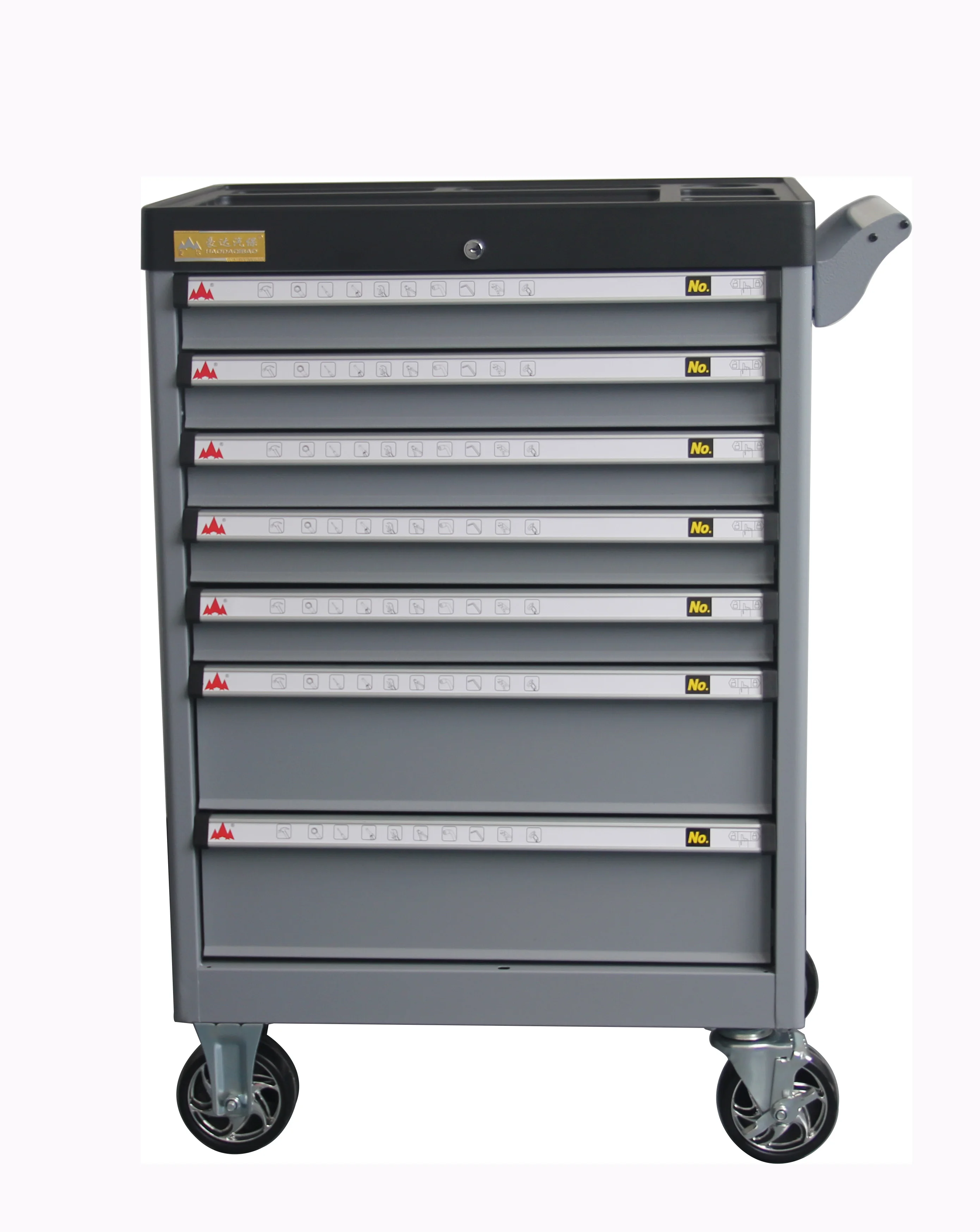 CE Heavy Duty 7-Drawer Roller Tool Chest - 258 Pcs Tools