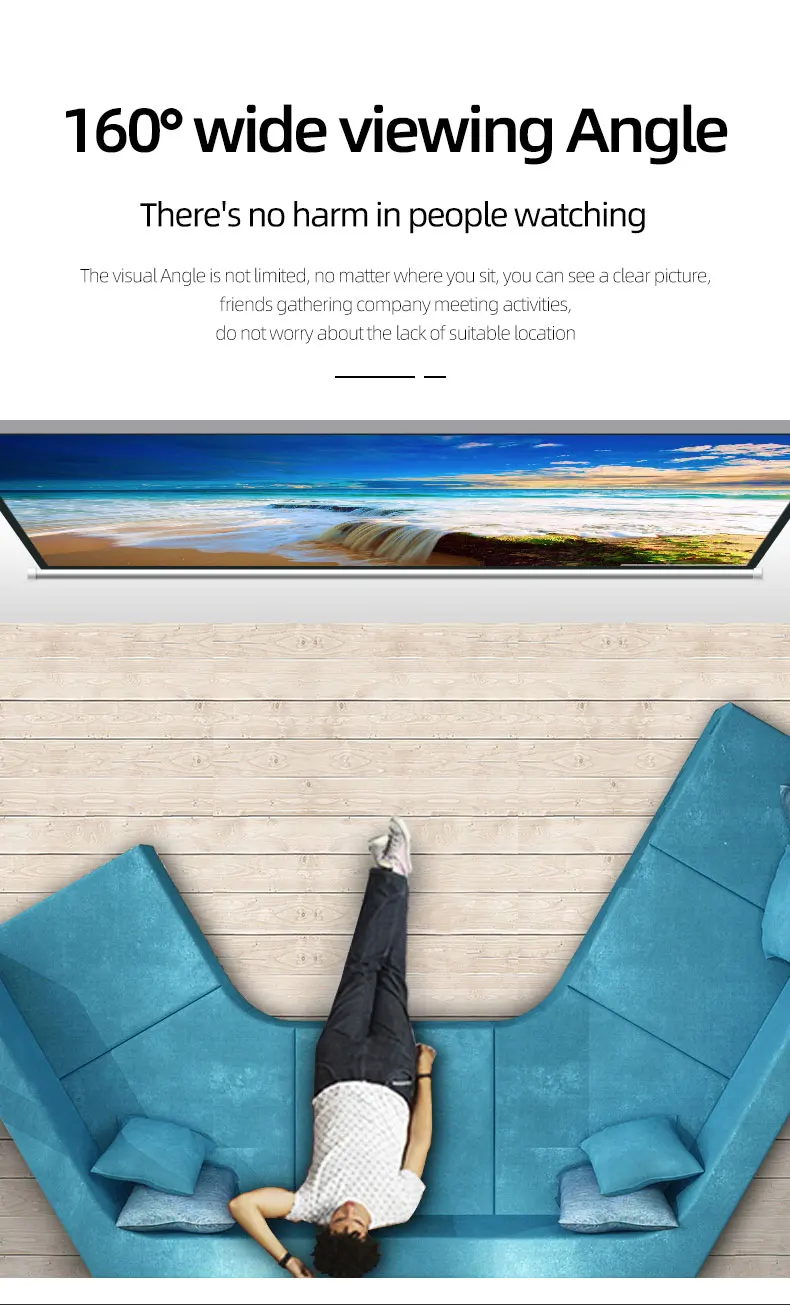 Auto Motorized 150 Inch Projector Screen - Perfect for Home Theater