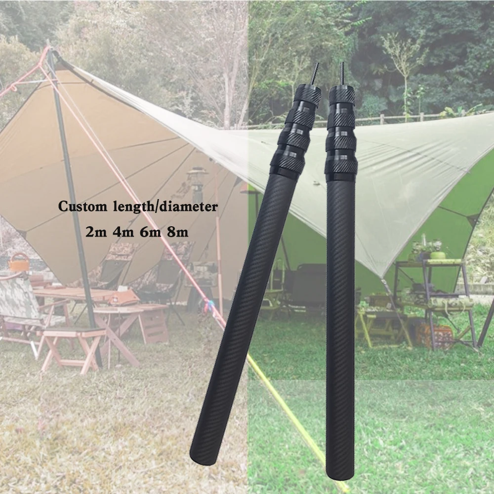 Clamps For Telescopic Pure Poles Custom Carbon Fiber Telescopic Pool ...