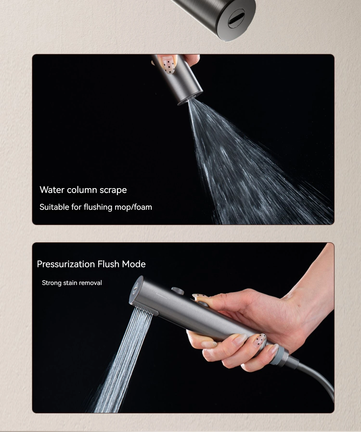 Adjustable Square Thermostatic Bathroom LED Digital System