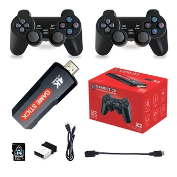 Q8 Game Stick 4k Output Retro Video Game Console 64gb 40000 Games Tv ...