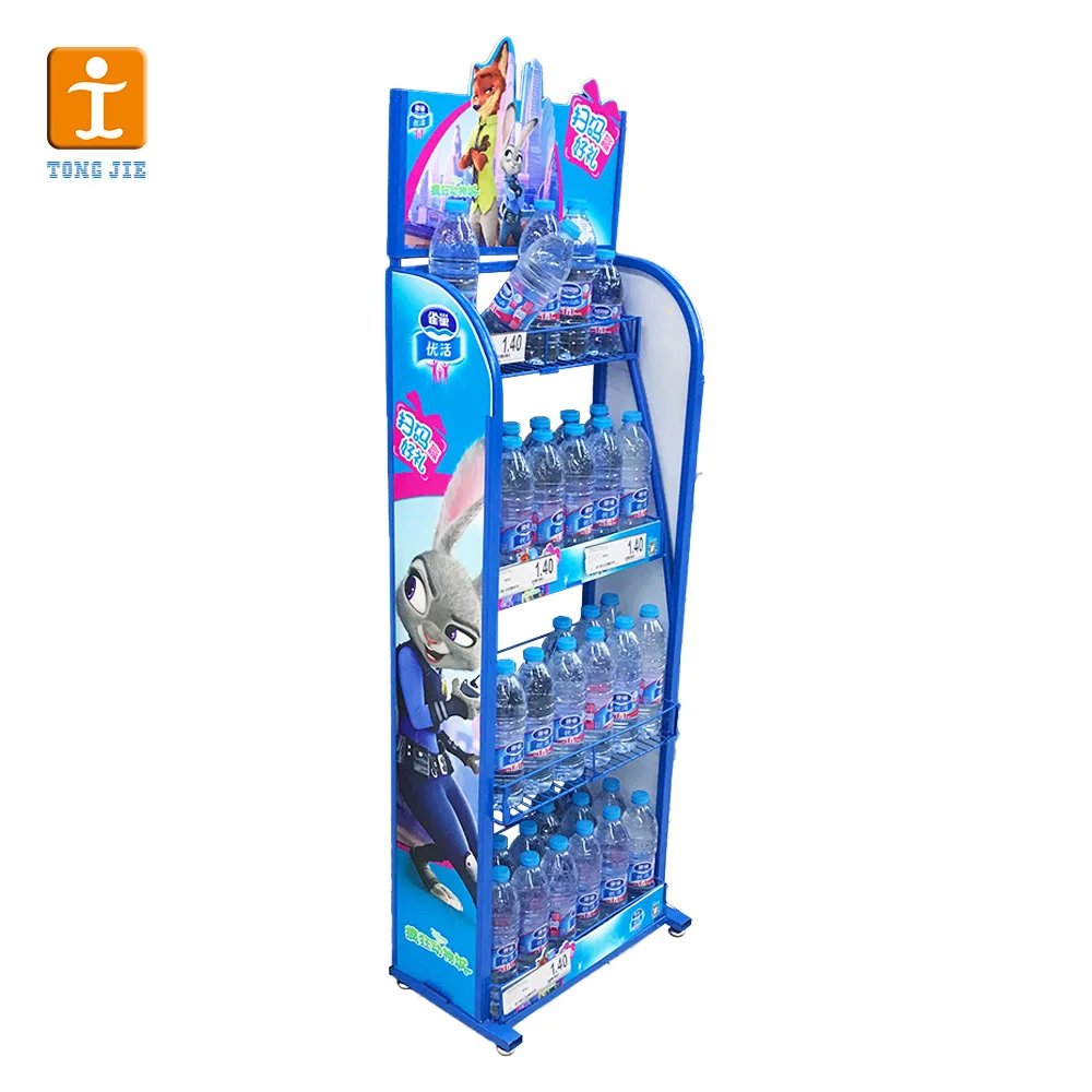 Custom PVC Display Racks - Promotional Shelves for Supermarkets