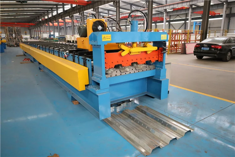 Automatic Steel Metal Building Decking Roll Forming Machine Floor Deck ...