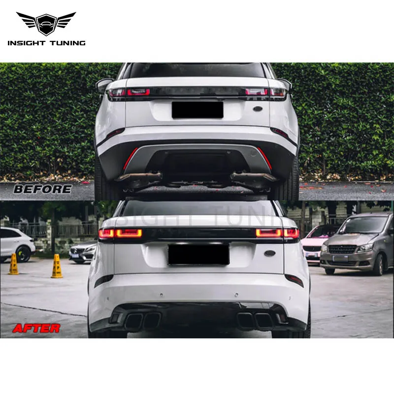 Pp Plastic Facelift Front Bumper Grille Bodykit for Range Rover Velar ...