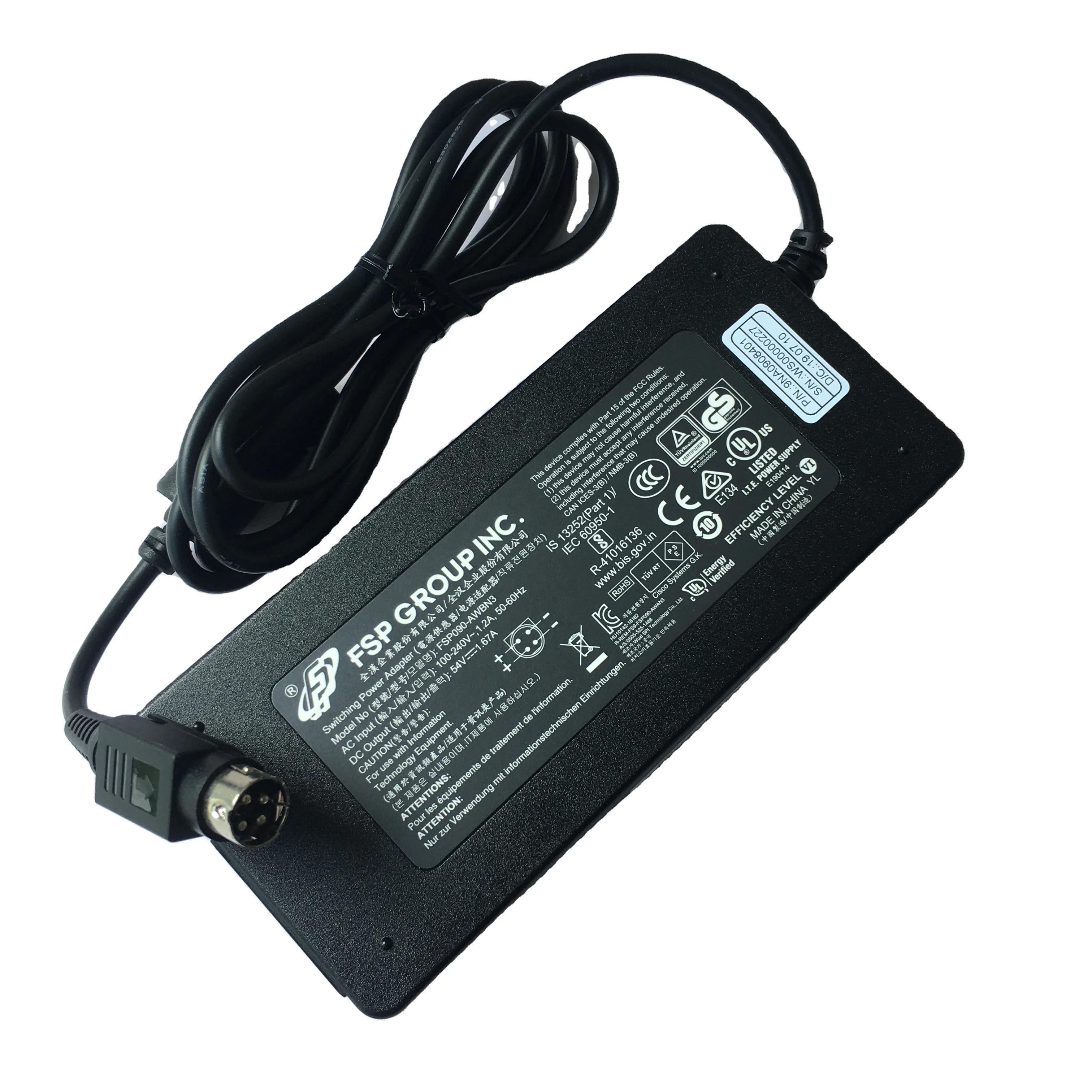 Fsp Group Inc Fsp090-awbn3 Switching Power Adapter 54v 1.67a 4 Pin 90w ...