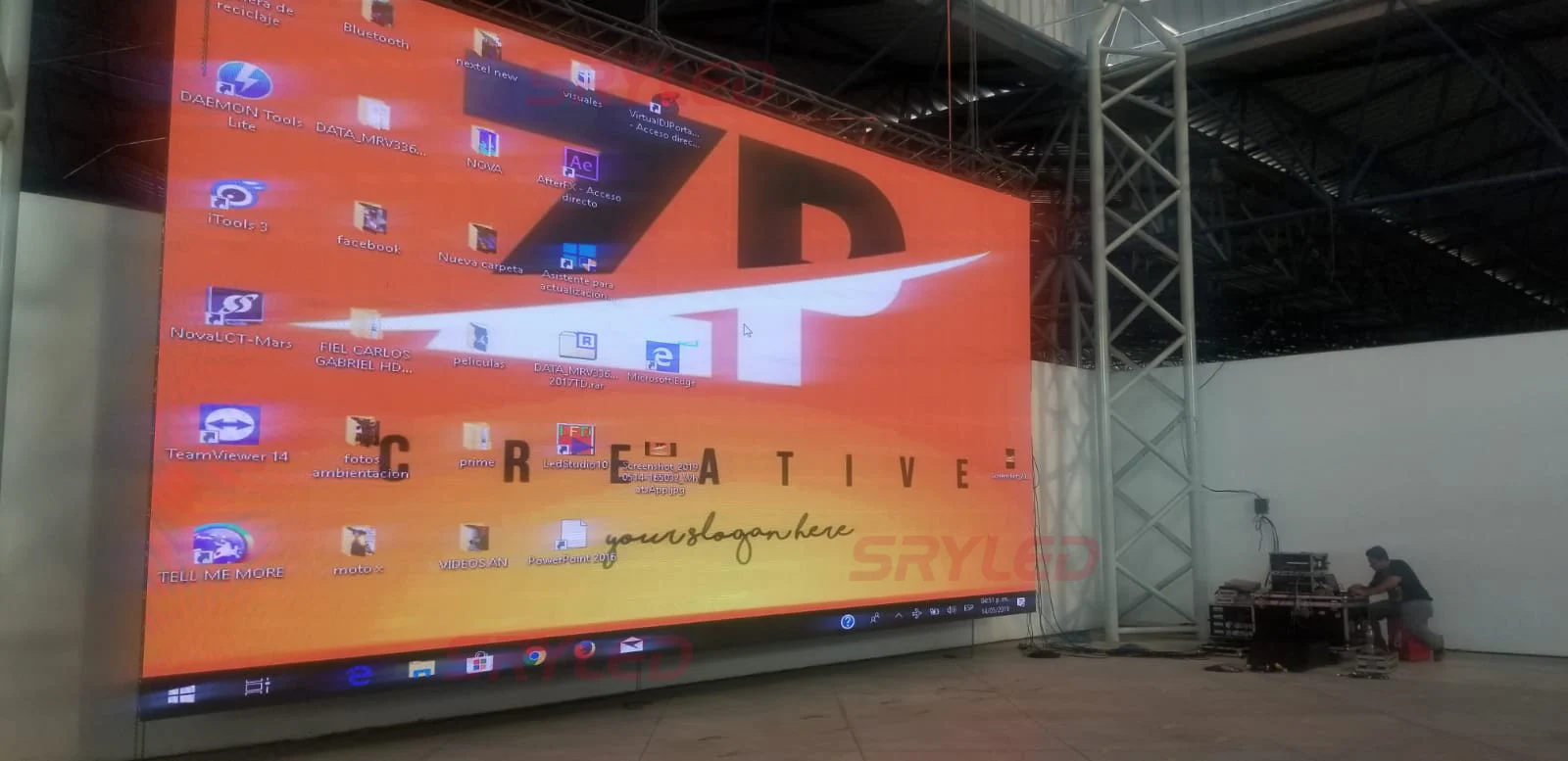 500x500mm Indoor Outdoor Giant Stage Background Led Video Wall P2.6 P2.9 P3.91 P4.81 Seamless ...