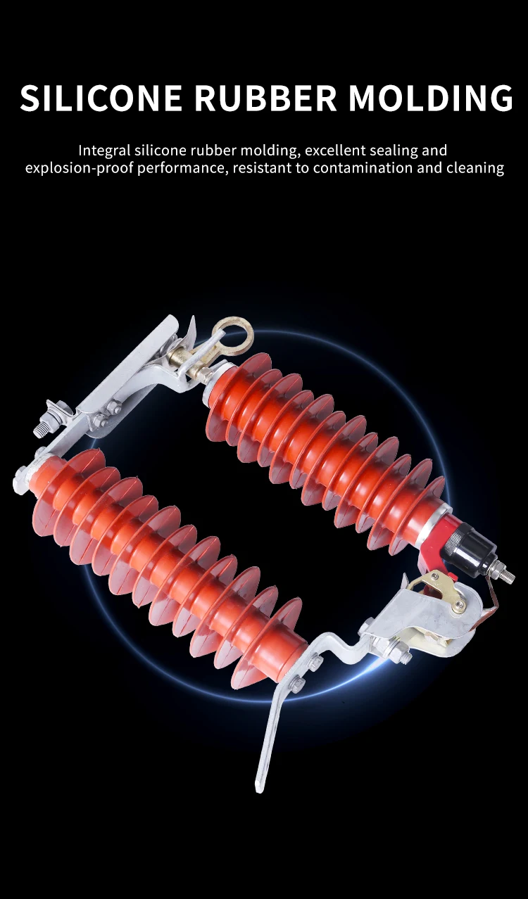 Dropout Fuse Pole Mounted Type 15kv 100a High Voltage Polymer Insulator ...