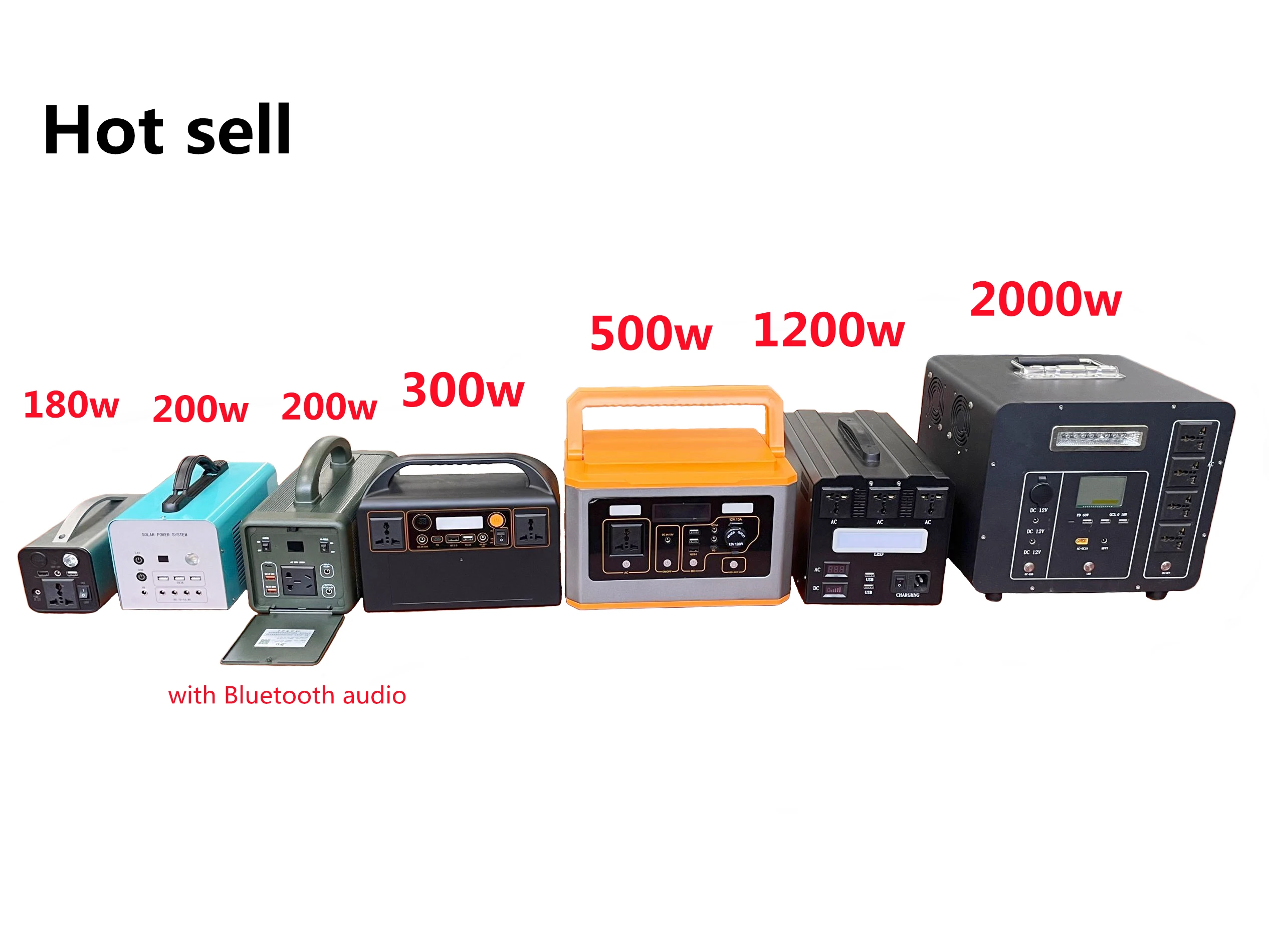 Portable Power Station Ac Dc Solar Power Bank 330w Emergency Pure Sine Wave Inverter Generator ...