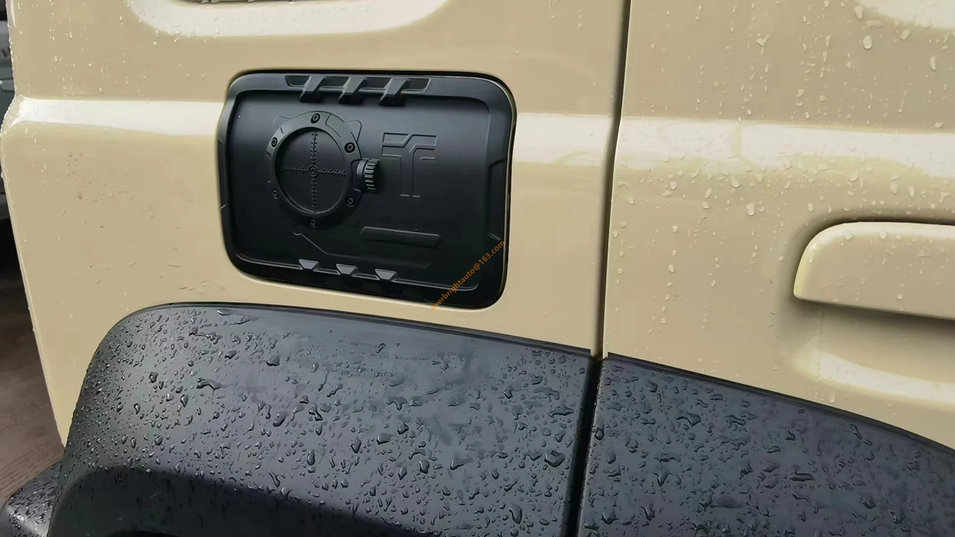 Jimny 2024 Fuel Tank Cover Matte Black ABS Tape on Accessories