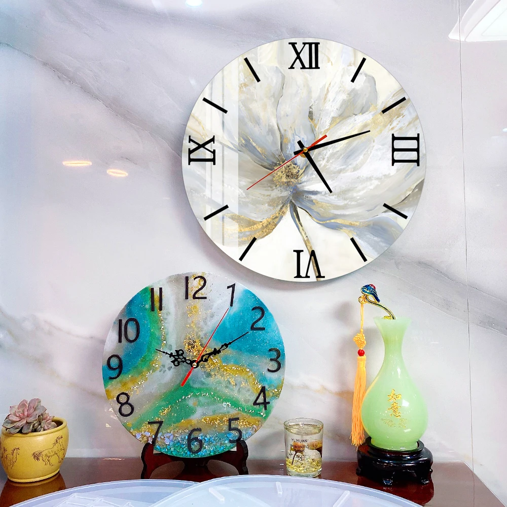 DM732 Large Roman Clock Numbers Silicone Mold - Eco-friendly