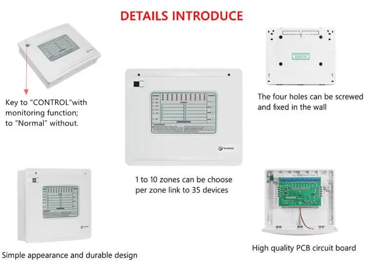 Factory Fire Alarm Control Panel - Automatic Protection