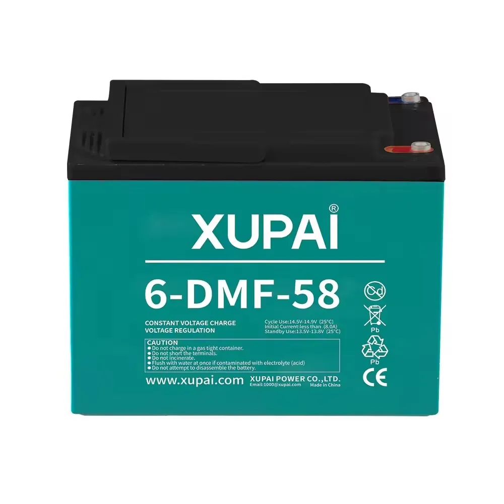 12V 58Ah AGM Lead Acid Battery for Electric Three Wheelers, Motorcycles ...
