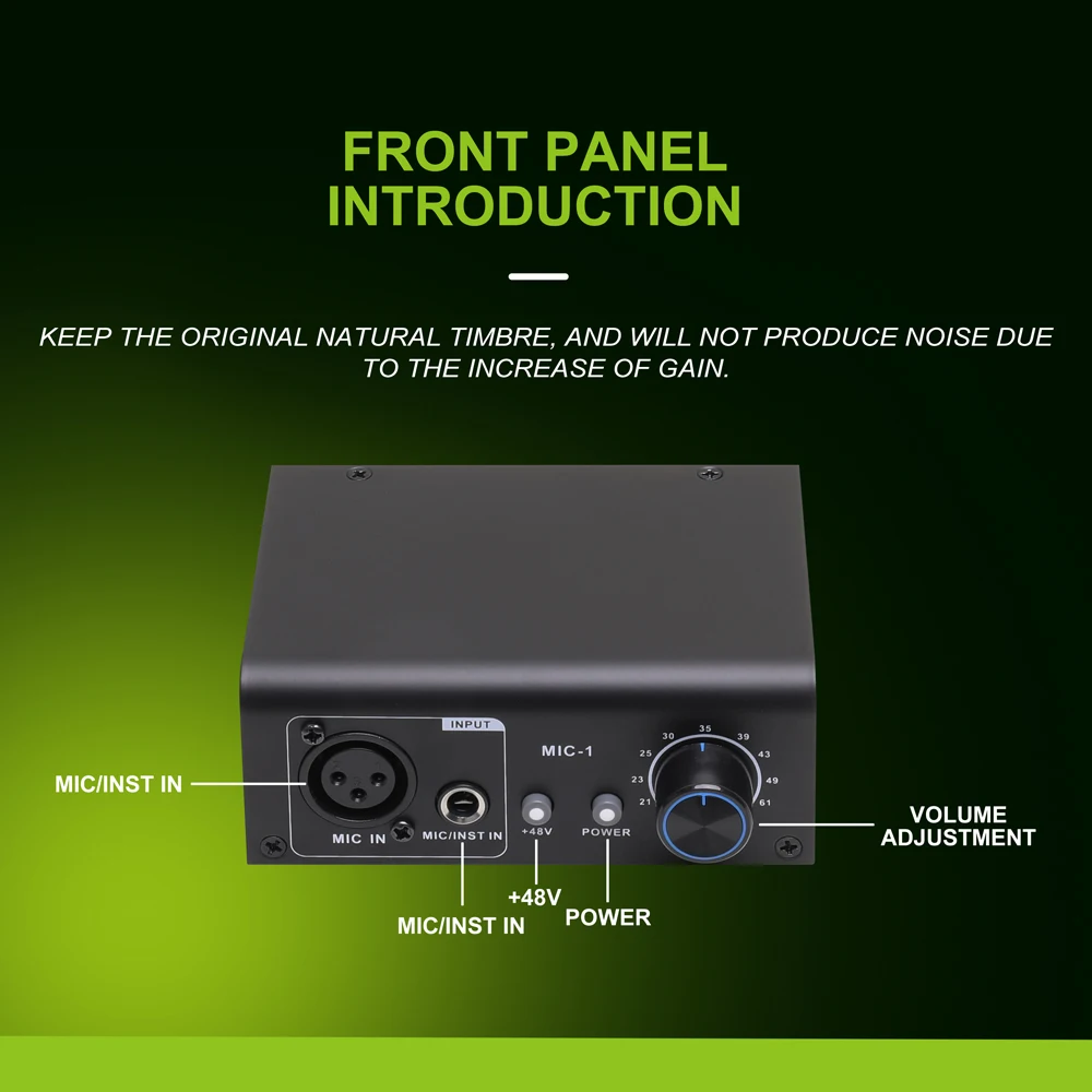 Hot Sell Microphone Amplifier 2 Channel Microphone Amplifier For ...